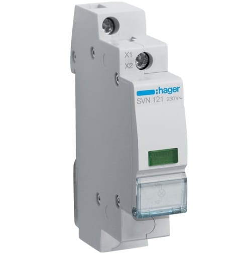 Lampka sygnalizacyjna LED zielona, HAGER